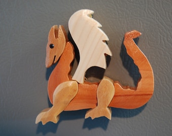 Unique dragon intarsia related items | Etsy