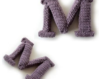 Complete 3D Alphabet Crochet Pattern Letter Crochet Pattern