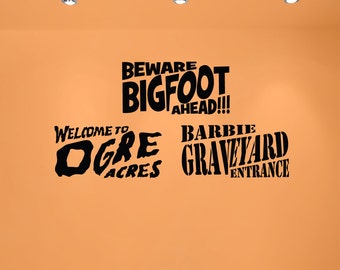 Popular items for scary sign on Etsy