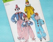 Items similar to Vintage Clown Sewing Pattern | 1970 Simplicity Boys ...