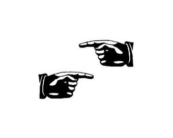 Popular items for pointing finger on Etsy