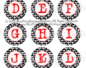 Mustache alphabet | Etsy