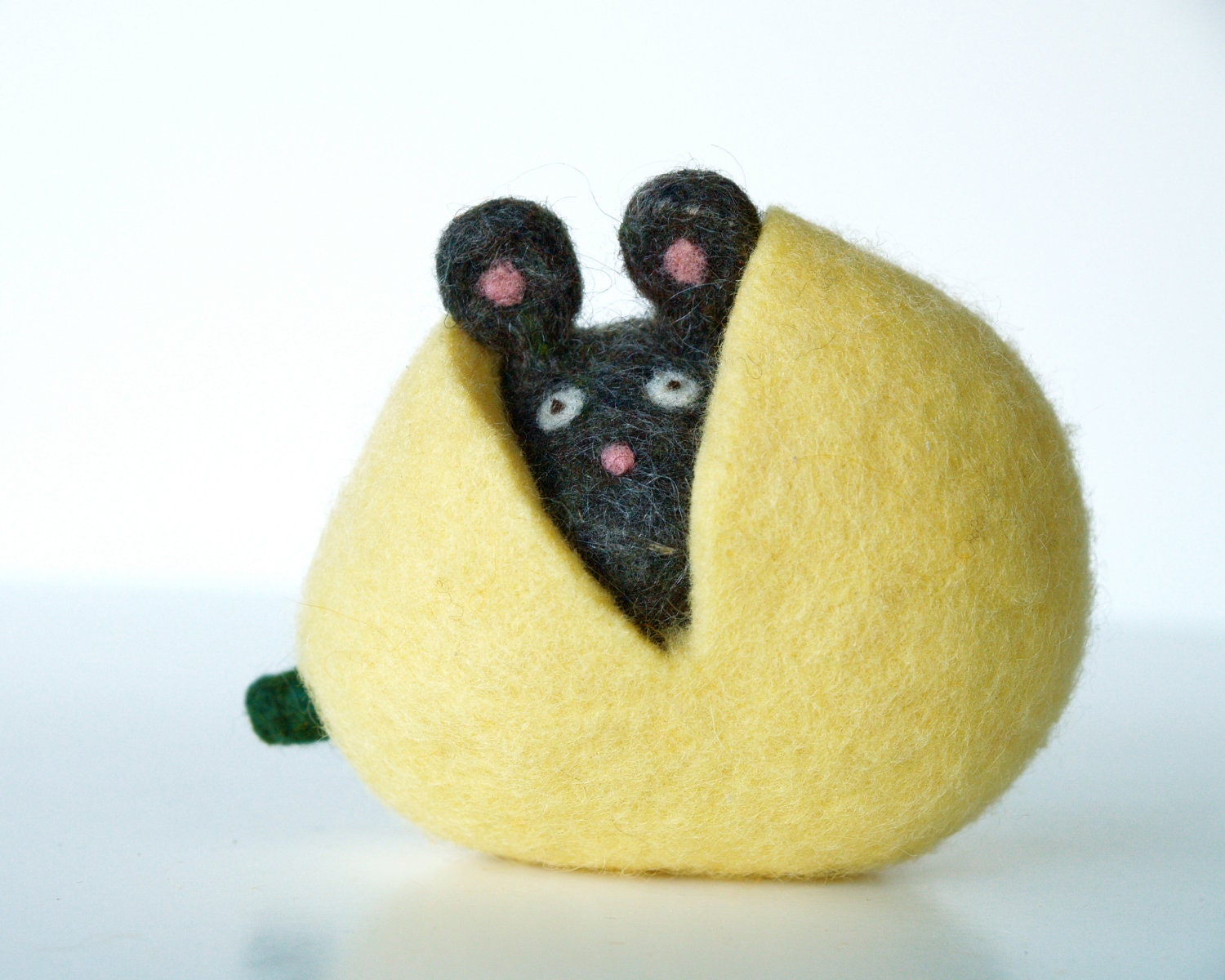 Fall Mouse Toy Yellow Squash Mouse for Happy Children by Fairyfolk