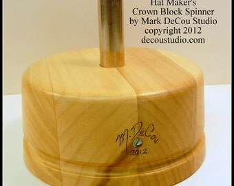 Built-to-Order Hat Making Tool Flange Stand Millinery Hats