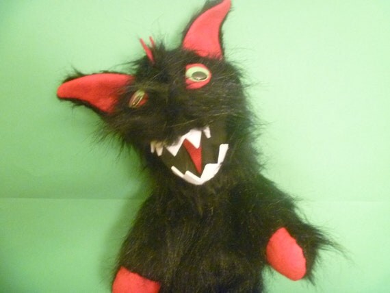 Evil Dragon Demon Hand Puppet by pkfridley on Etsy