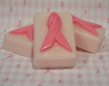 Popular items for pink ribbon soap on Etsy