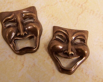 Happy sad mask | Etsy