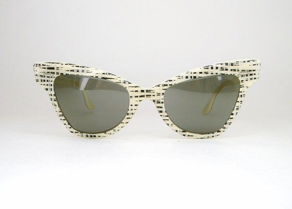 Vintage 50s Ray Ban Cat Eye Sunglasses Eye Wear Frames Bl