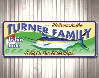 Fishing hole sign | Etsy