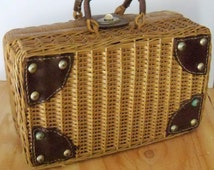 Popular items for woven straw purse on Etsy