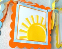 Popular items for sunshine banner on Etsy