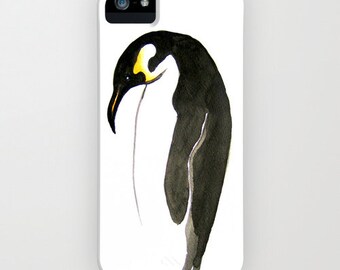 Penguin phone case | Etsy