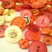 50 Fall Buttons Orange Buttons Yellow Buttons by valstreasures