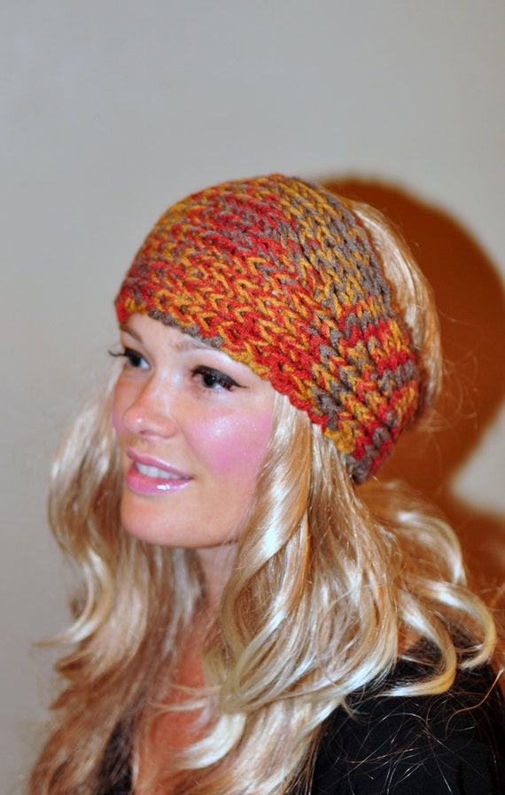 Ear Warmer Headband Wool Earwarmer Headwrap Crochet Knit