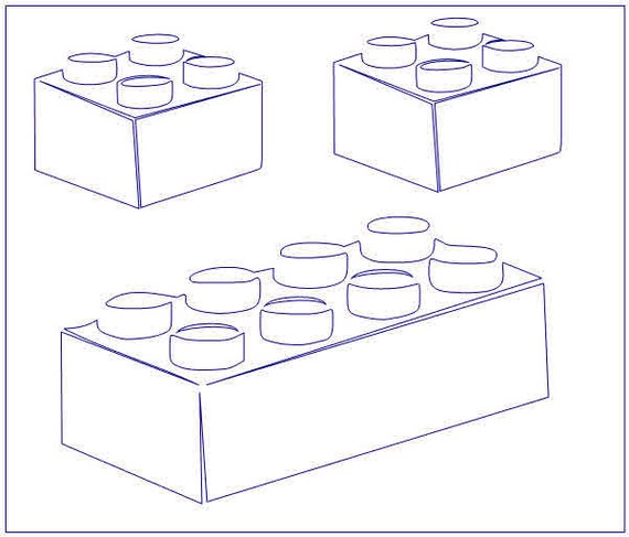Lego Brick Outline Lego Blocks Printable Lego Figures Lego Art
