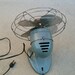 Vintage 8 Inch Wizard Husky Green Electric Fan Western Auto