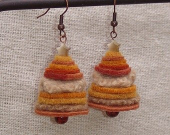 Popular items for wool earrings on Etsy