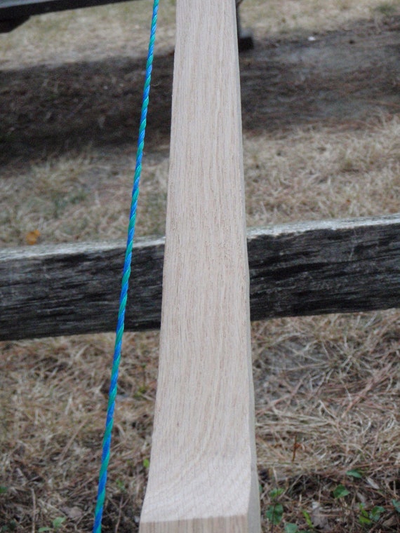 You-Finish bow Bamboo backed Red Oak longbow by WarpathArchery