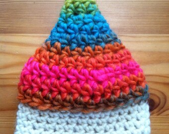 Items similar to Elfkin Pixie Newborn Baby Hat - Walnut on Etsy