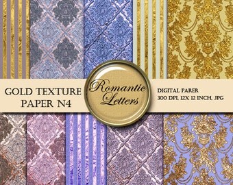 Old Paper digital scrapbook paper pack Steampunk digital