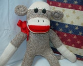 Sock monkey dolls by BarrelsOfMonkeys on Etsy