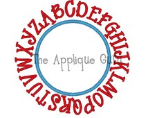 Unique abc embroidery related items | Etsy