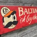 Natty Boh Sign Baltimore original faux painted sign wood