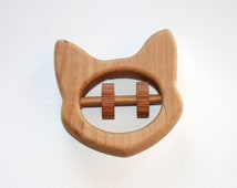 Popular items for wood baby rattle on Etsy