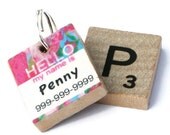 Custom Scrabble Pet Tags & Designs by ScarlettandCo on Etsy