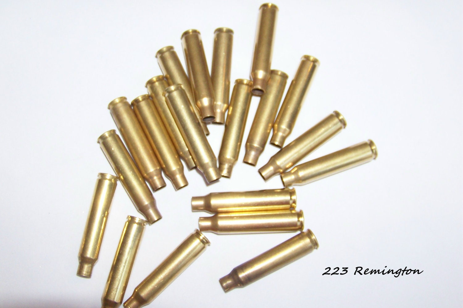 223 Caliber Brass Bullet Shell Casings 20 pieces MATCHING