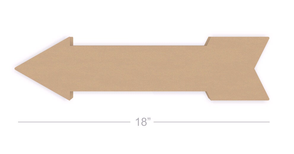 Wooden Arrow Outline Clip Art