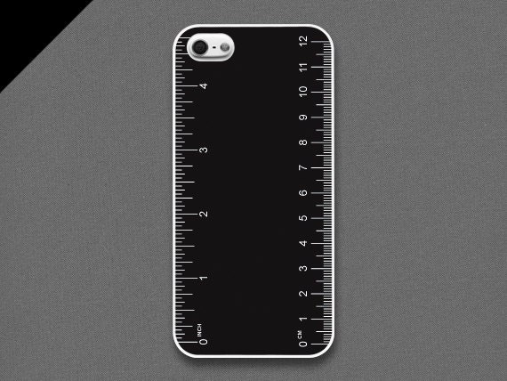Items similar to iPhone 4 / 4s Case - Black ruler,iPhone 4s Case, Cases ...