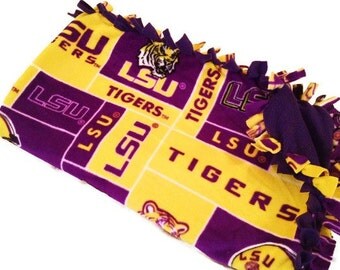 Popular items for lsu blanket on Etsy
