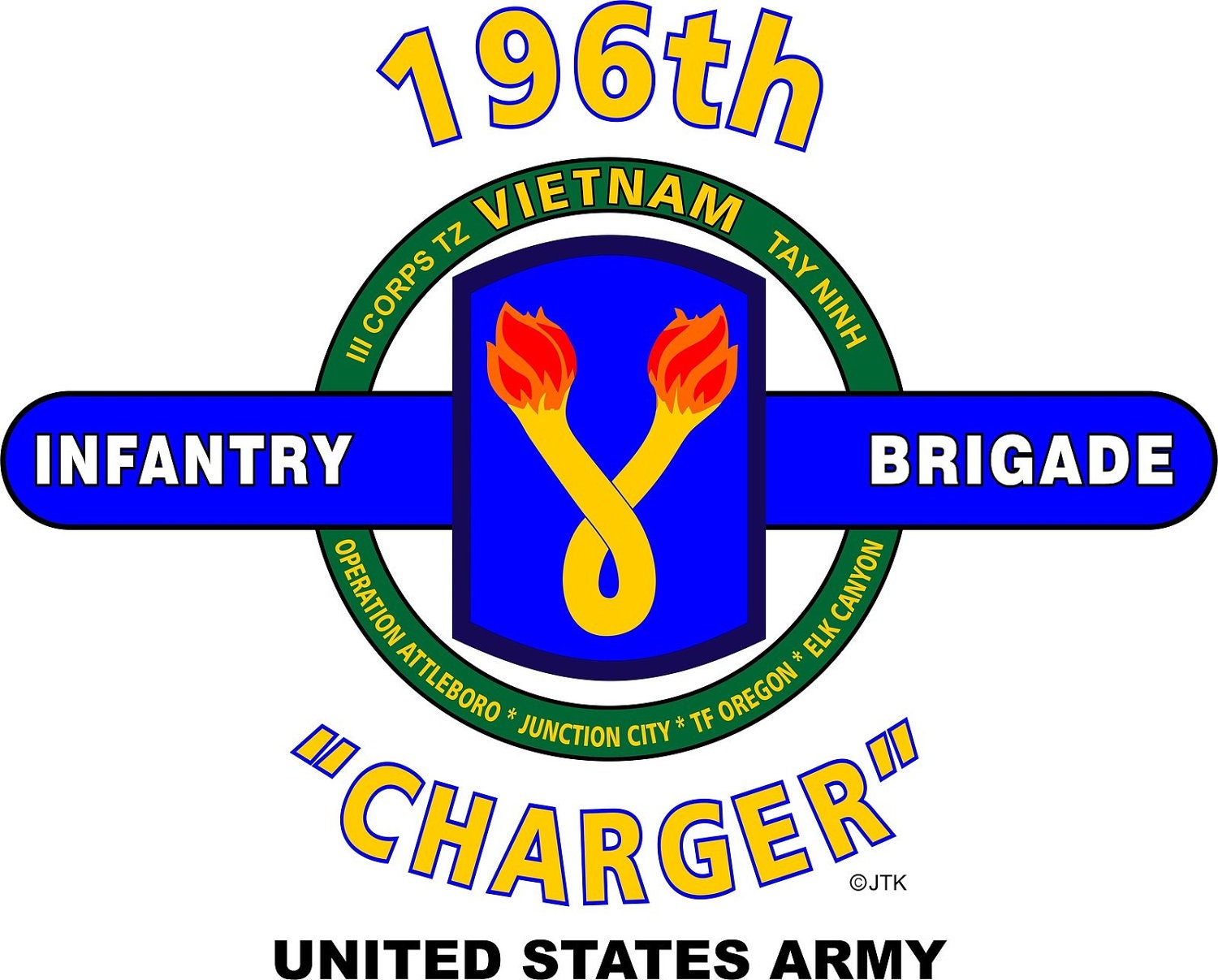 199th Infantry Brigade Vietnam The Redcatchers by JTKAMERICANAINC