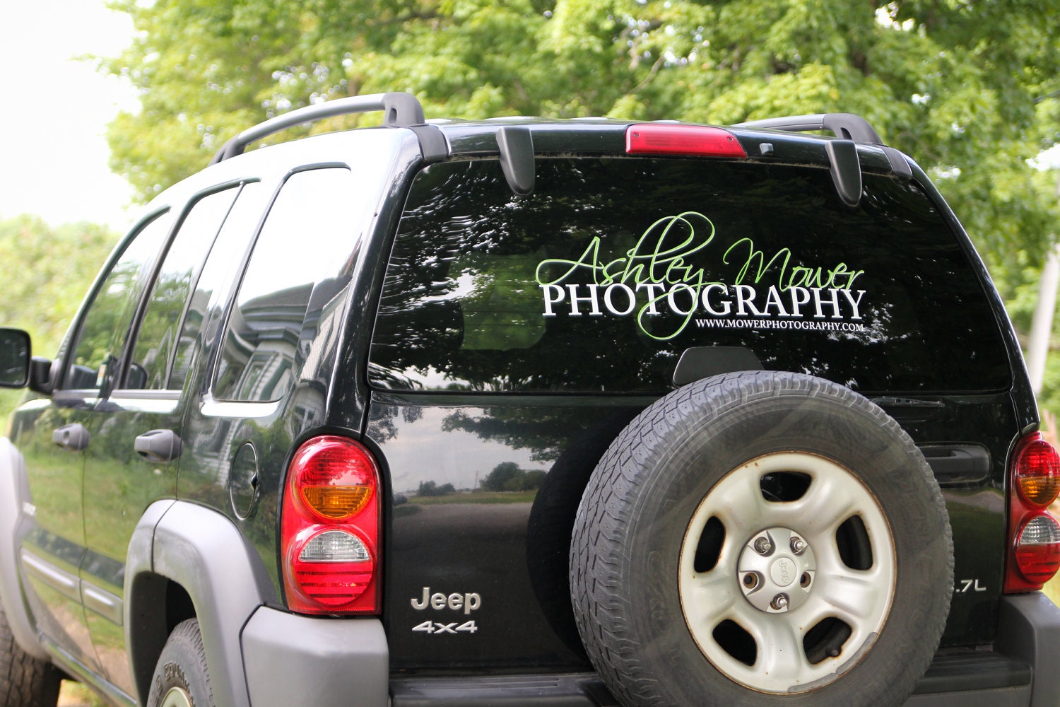 Custom Vehicle Lettering Vinyl Decal Logo & by MowerPhotography
