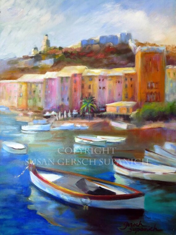Art Print Portovenere Italian Riviera Cinque