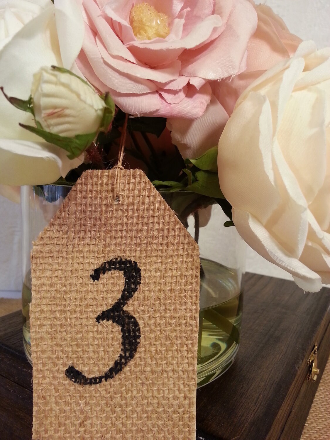 country wedding table numbers vintage wedding by RedHeartCreations