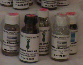 Homemade Magic love oil, money oil, protection oil