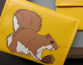 Unique squirrel wallet related items | Etsy
