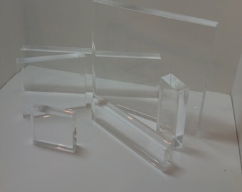 Unique clear acrylic block related items | Etsy