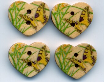 Butterfly buttons | Etsy