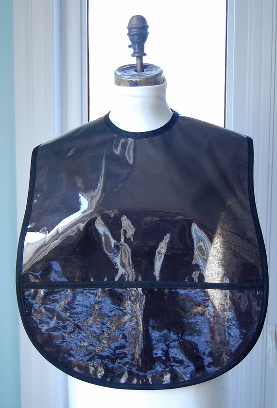 Solid Colour Extra Large Adult Bib choose from 5 by SewAliceBibs