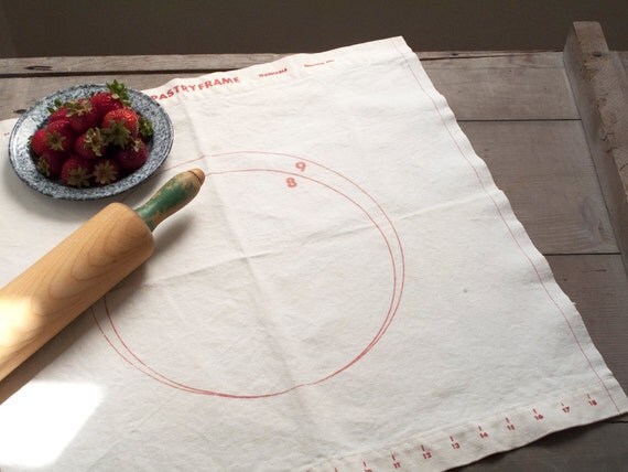 vintage pastry cloth