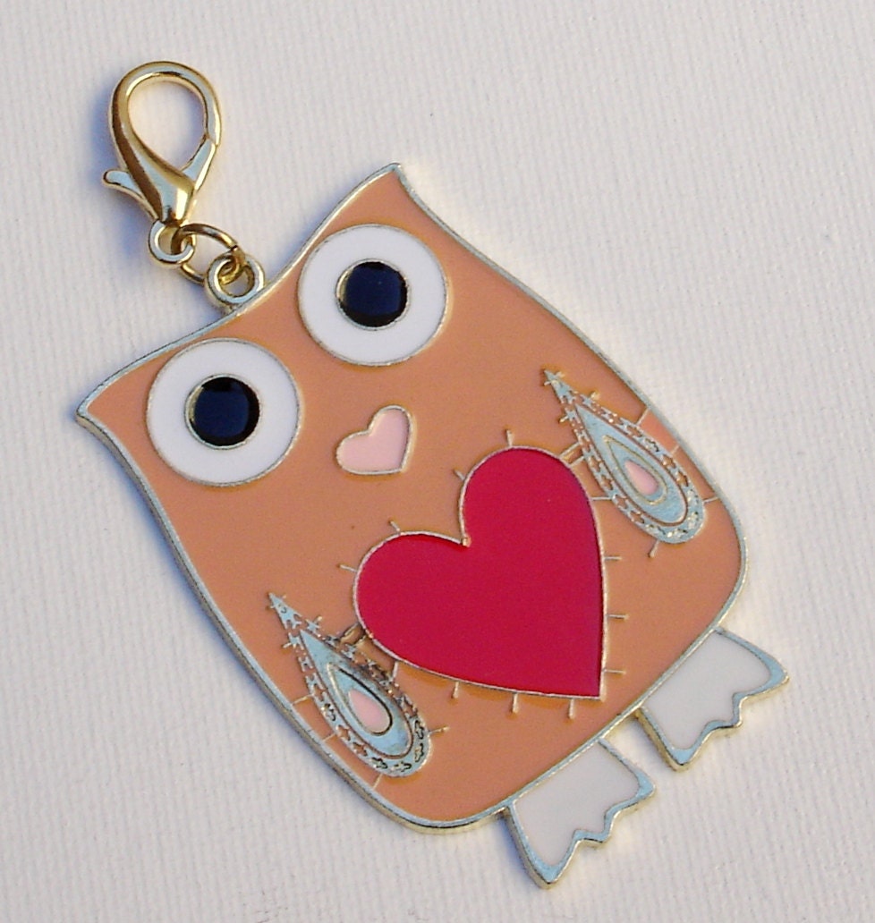 Large Owl Key Chain by owlsomegifts on Etsy