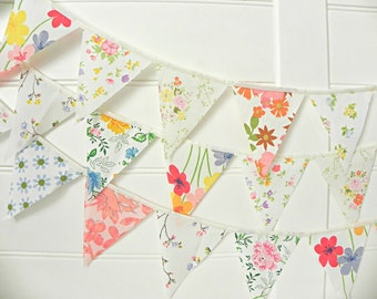 Fabric bunting | Etsy