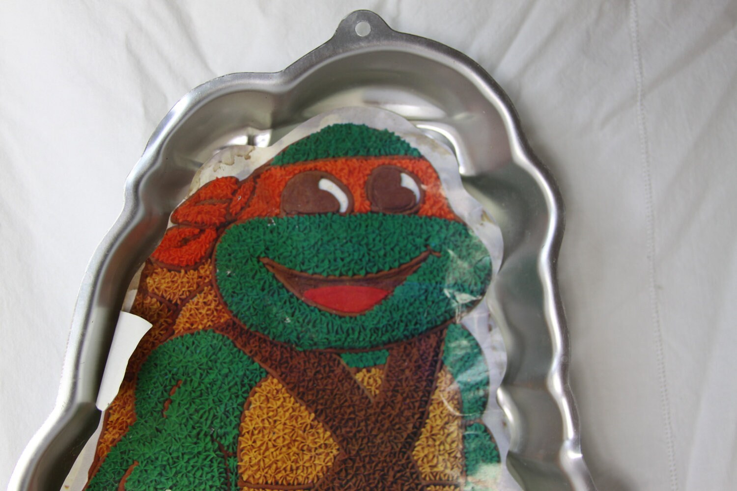 Teenage Mutant Ninja Turtle Cake Pan By Wilton 1989 Aluminum