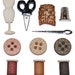 Jesse James Buttons Embellishments Sewing Room Themed Novelty