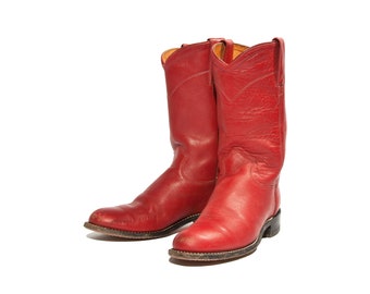 Popular items for red roper boots on Etsy