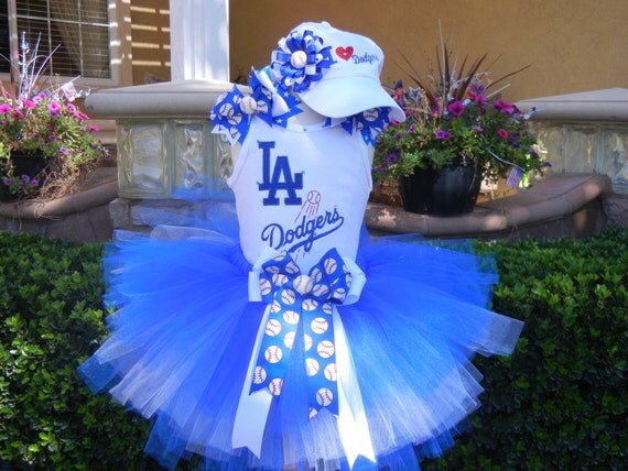 Items similar to LA Dodgers Fan Outfit. on Etsy