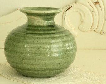 Unique green ceramic vase related items | Etsy
